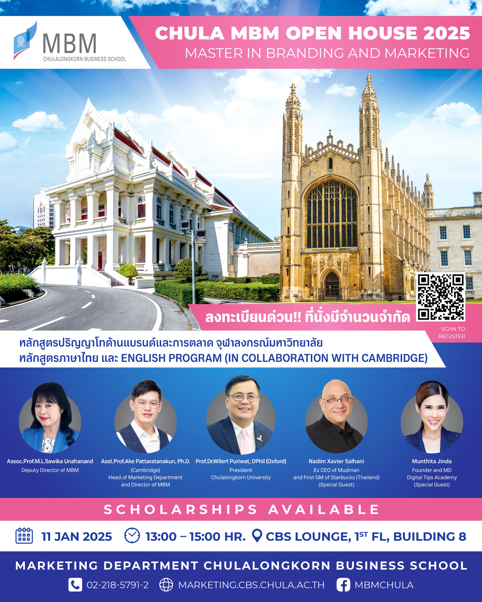 CHULA MBM OPEN HOUSE 2025 – Marketing Department